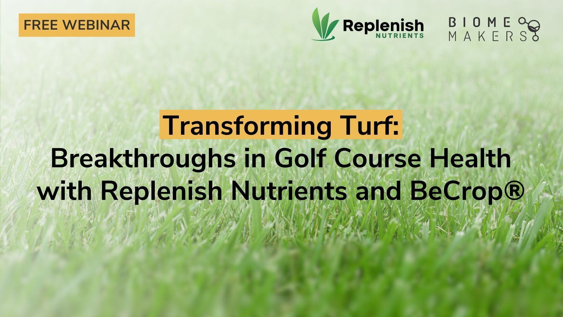 Transforming Turf: Breakthroughs in Golf Course Health